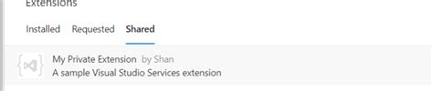how to install a private extension in azure devops azuredevops guide