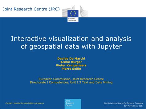 Pdf Interactive Visualisation And Analysis Of Geospatial Data With