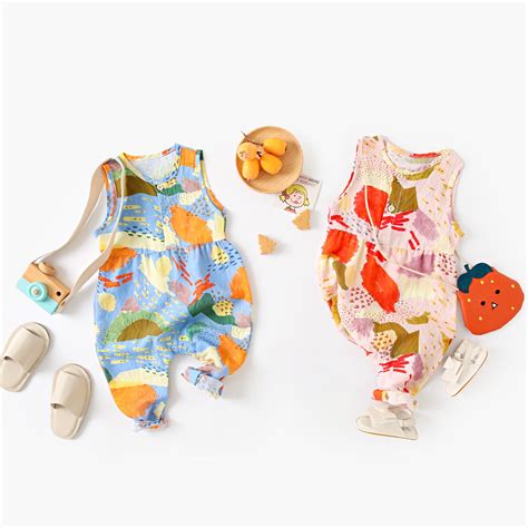 Newborn Girls Jumpsuits Floral Infants Girls Rompers Summer Sleeveless