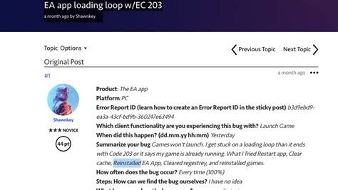 How To Fix Ea App Error Code Ec 203
