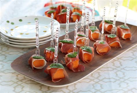 Melon Prosciutto Basil Bites Artful Dishes