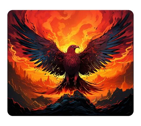 Someones In A Makro Mouse Pad Pop Art Peculiar Phoenix Pixel Art