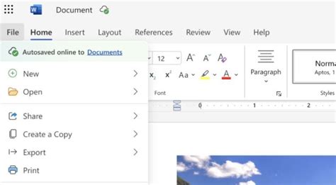 Microsoft S Word Excel And PowerPoint Web Apps Are Getting File Menu Improvements Neowin