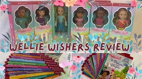 American Girl Wellie Wishers Dolls And Books Review Youtube
