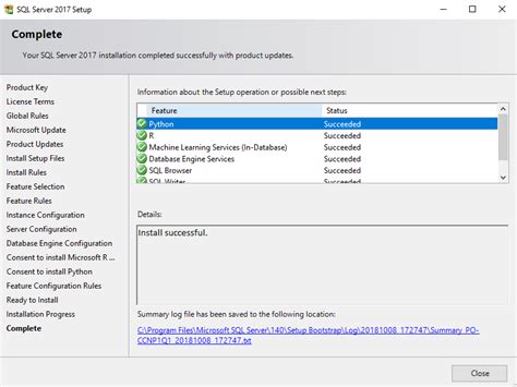 machine learning services configuring r services in sql server