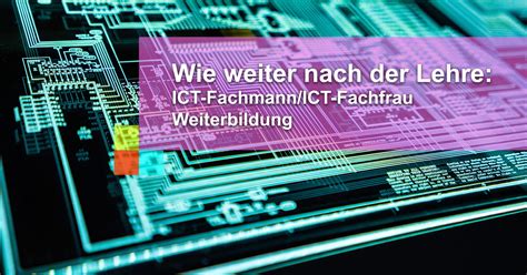 ICT Fachmann Frau Weiterbildung Fachausweis Diplom