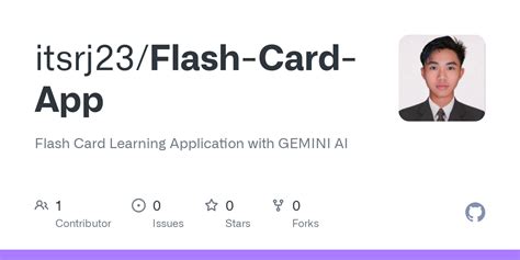 GitHub Itsrj Flash Card App Flash Card Learning Application With GEMINI AI