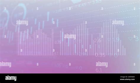 Image Of Multiple Graphs Loading Circles And Trading Board Against