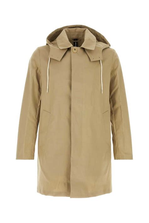 Mackintosh Beige Cotton Cambridge Raincoat Mackintosh