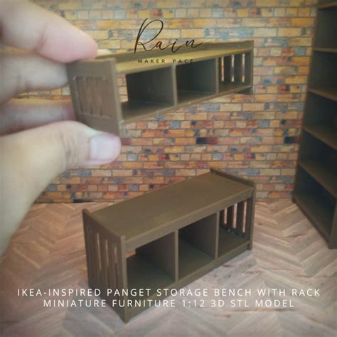 🎩 Ikea Inspired Panget Storage Bench And Panget Hat And Coat Rack Miniature Storage Miniature