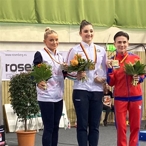 Ruby Evans Wins Two Medals On Senior International Debut