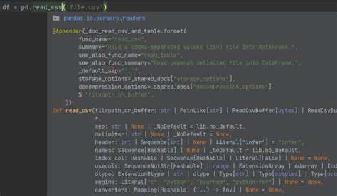 what is python fwf engine in pandas read csv method and when to use