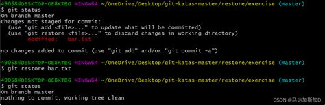 Git 回滚 Restore Reset Revertgit Restore和git Revert Csdn博客
