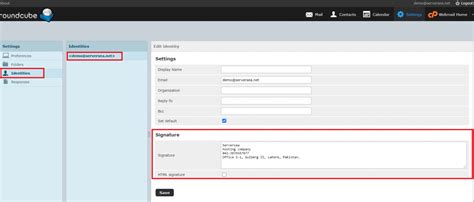 How To Add Email Signature In Webmail Through Roundcube Interface