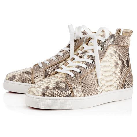 Christian Louboutin Louis Python Light Roccia Python Men Shoes