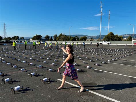 Sky Elements Star Wars Drone Show Marks Drone Girl First