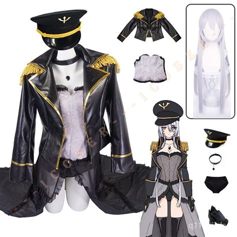 Jual Kitagawa Marin Black Lobelia Cosplay Costume Anime My Dress Up Darling Police Cap Jacket