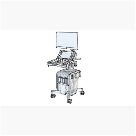 Ultrasound System Scanner 3d Model Download Medical Equipment On