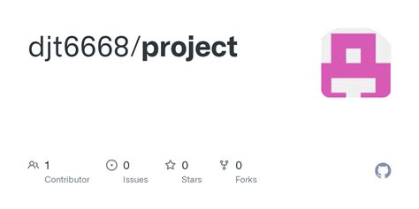 Github Djt6668project
