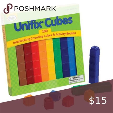 Unifix Cubes Set Of 100 New In Box Counting Cubes And Activity Booklet Unifix Cubes Set Of 100 New In Box Counting Cubes And Activity Booklet