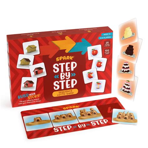 Spark Step By Step Sequence Lotto Game Sequencing And Language Skills