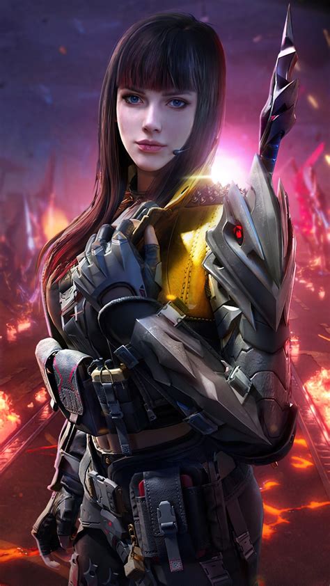 3d model character game character call of duty mobile girl character