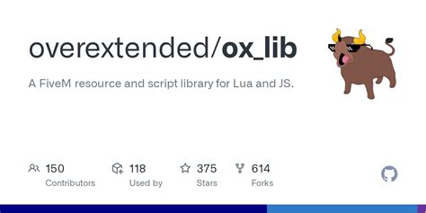 Github Overextendedoxlib A Fivem Resource And Script Library For Lua And Js