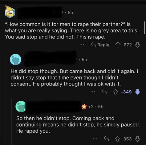 In A Post On How Common Is Sex Without Consent From Your Partner R