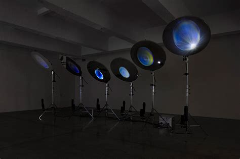 Olafur Eliassons Solo Show Your Psychoacoustic Light Ensemble Glows