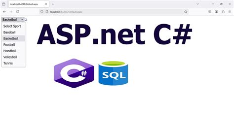 C Programmer How To Fill Dropdownlist From Sql And Get Value