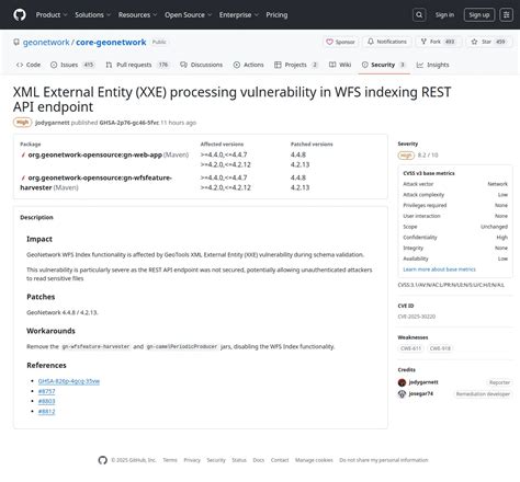 Geotools Geoserver And Geonetwork Xml External Entity Xxe