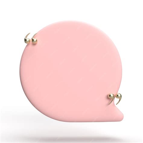 Premium Photo 3d Chat Bubbles Minimal Concept Of Social Media Quote 3d Illustrations