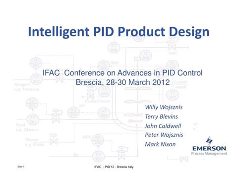 PPT Intelligent PID Product Design PowerPoint Presentation Free Download ID 3007770