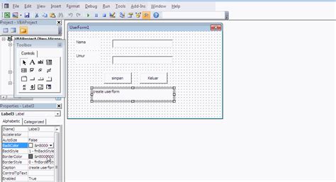 Tutorial Excel VBA Membuat Form Entry Data Sederhana Berikut Contoh Full Version Update