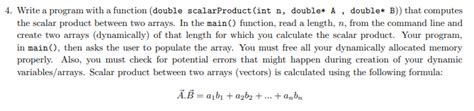 solved 4 write a program with a function double