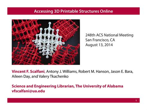Accessing 3d Printable Structures Online Ppt Accessing 3d Printable Structures Online Ppt