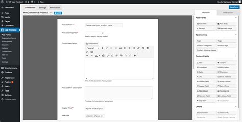 why and how to add frontend submission for woocommerce wedevs