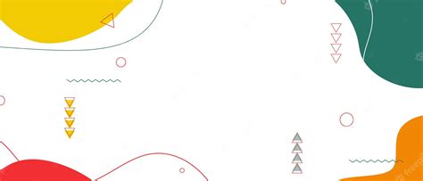 Premium Vector Colorful Abstract Shape Background Design Template