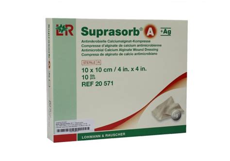 Calcium Alginate Dressing Suprasorb A Ag Wound Dressings