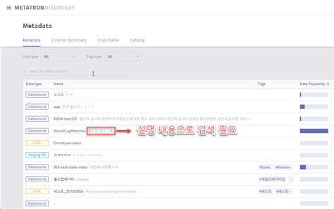 Must Be Searched With Description Or Logical Name Information Of Datasource Metadata · Issue