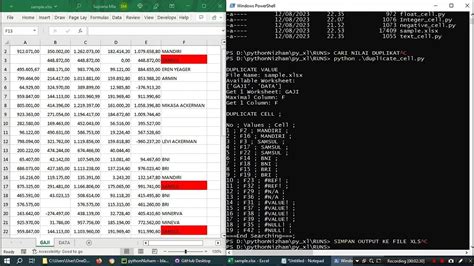 [openpyxl] Install Library Python Dan Cari Nilai Duplikat Di Excel Youtube