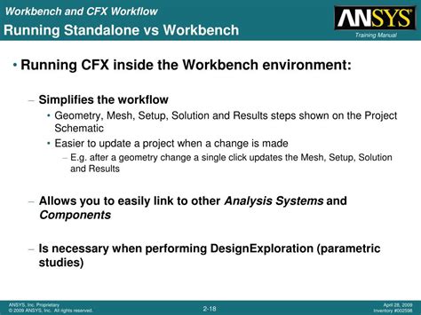 Ppt Chapter 2 Introduction To Workbench And Cfx Workflow Powerpoint