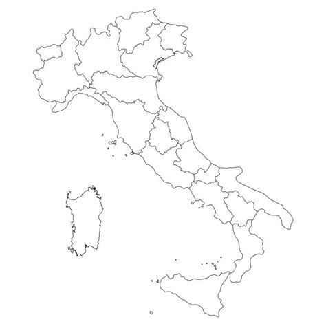 Italy Map Vector Regions Of Italy Italy States Editable Italy Map Italy Map In Cdr Pdf Ai