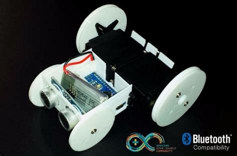 SparkRover D Printed Smartphone Controlled Robot Duino