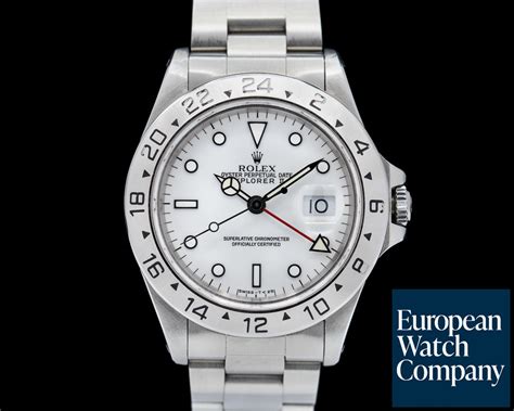 53549 Rolex Explorer Ii Polar 16570 White Dial Ss European Watch