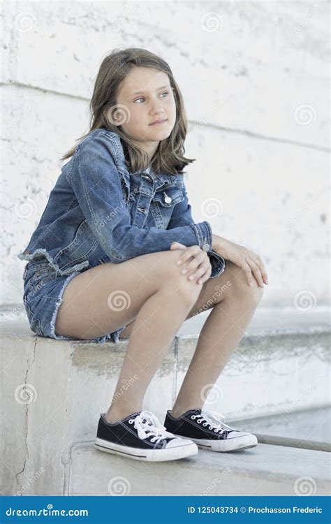 Portrait Of Beautiful Girl Stock Photo Image Of Mode