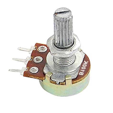 100k Ohm 1 2w B100k Linear Taper Rotary Potentiometer Pots Robodo