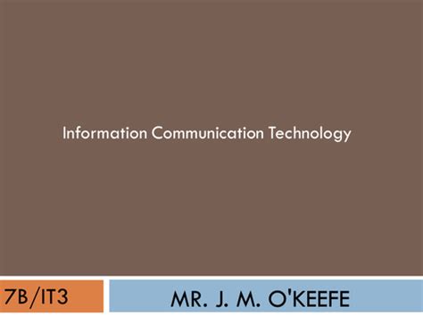 Introduction To Databases Lesson One Teaching Resources