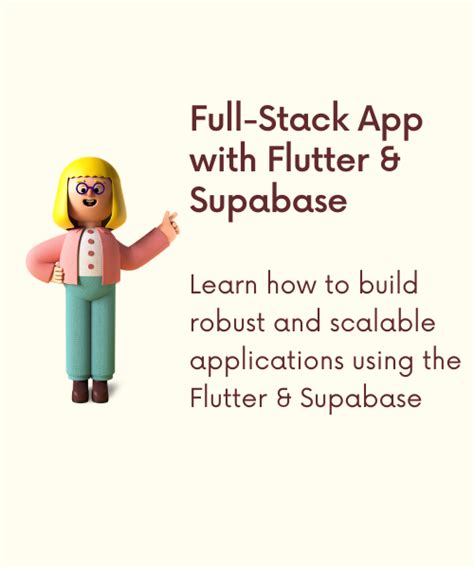 Full Stack Flutter Development With Supabase Wecancode
