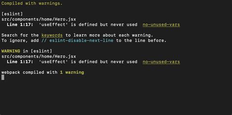 UseEffect Warning Issue Sunil Alamin Portfolio GitHub